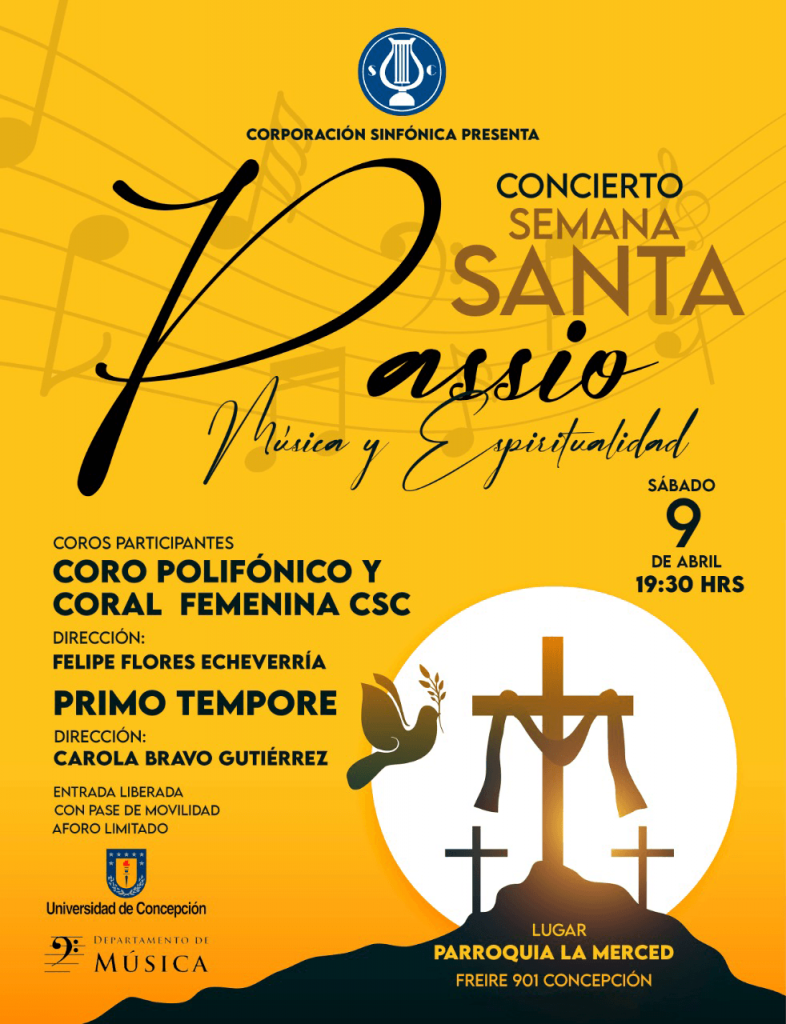 Concierto Semana Santa: Passio, Música y espiritualidad - Facultad de ...